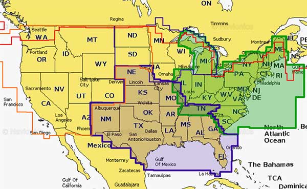 Navionics Navionics+ Regions Charts