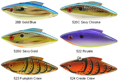 Bill Lewis Rat-L-Trap - 6 New 2011 Colors Now in Stock
